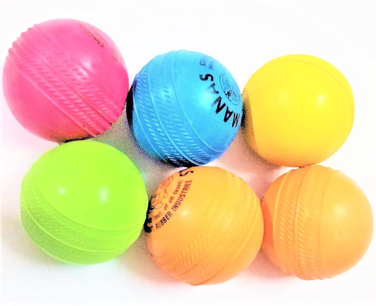 Forever Online Shopping Rubber Balls Cricket (Pack of 6) Multicolor ...