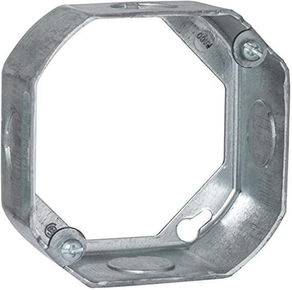 Raco Incorporated 243139 Deep Steel Octagon Extension Ring, 4 by 1-1/2 ...