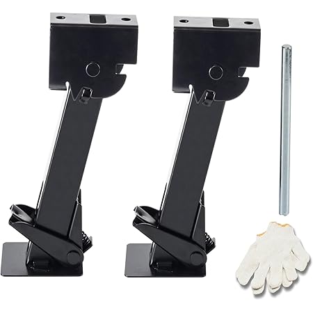 Amazon.com: Set of 2 Trailer Stabilizer Leveling Jacks Folding ...