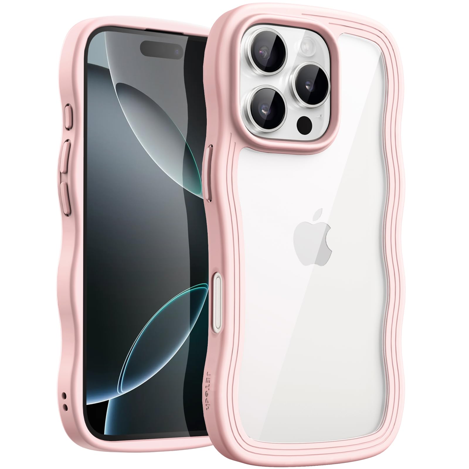 JETech Funda Ondulado para iPhone 16 Pro MAX 6.9 Pulgadas, Carcasa ...