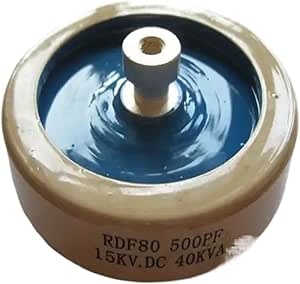 Amazon.co.jp: 500PF 15KV.DC 40KVA 高周波コンデンサ高電圧セラミック誘電体コンデンサ RDF80 ...