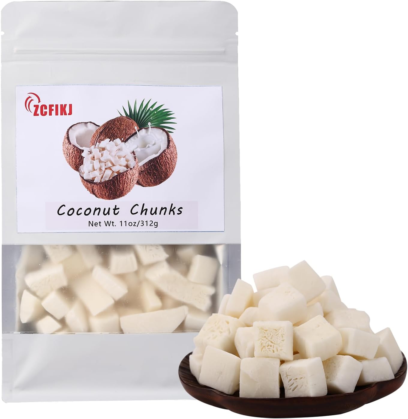 Amazon.com: Organic Coconut Chunks, 4 OZ : Grocery & Gourmet Food