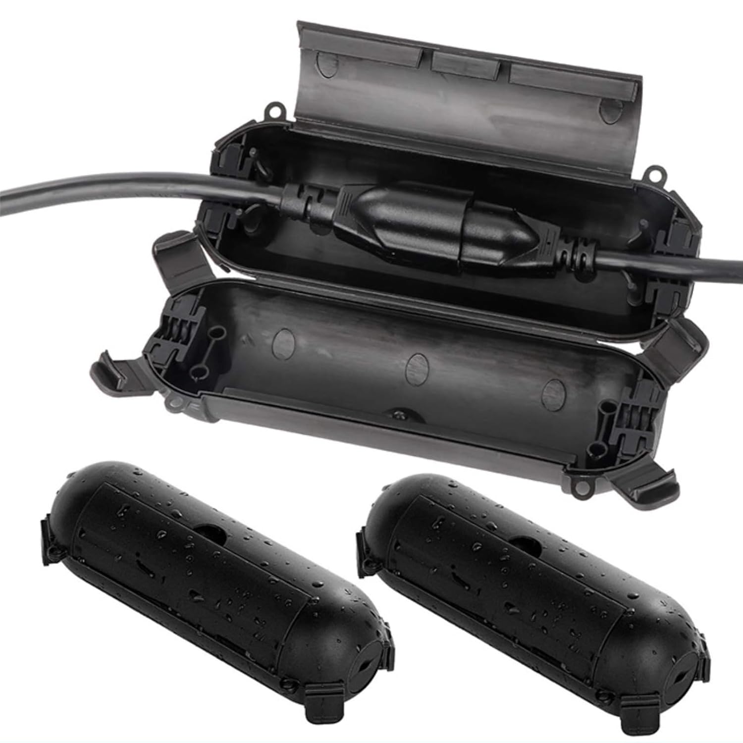 2 Pcs Outdoor Extension Cord Cover: Weatherproof Outlet Covers for Cord ...