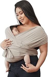 Amazon.co.jp: コニー抱っこ紐 Elastech (Konny) スリング 新生児から20kg 収納袋付き 国際安全認証取得 ぐっすり抱っこひも (ベージュ) (2XS ...