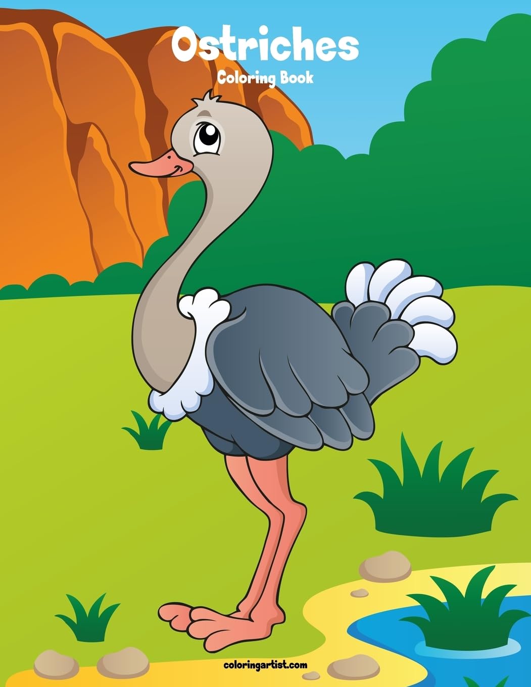 Ostriches Coloring Book 1: Snels, Nick: 9781981150908: Amazon.com: Books