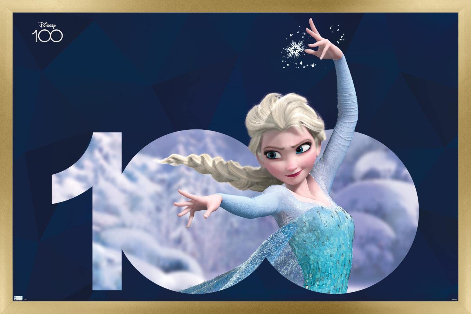 Amazon.com: Trends International Disney 100th Anniversary - Frozen Wall ...