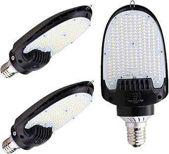 WAHADI 3 Pack115W 95W 75W Adjustable Bulb LED Shoebox Light Retrofit ...