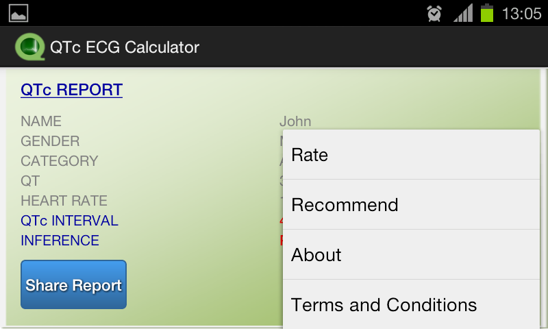 QTc ECG Calculator: app su Amazon Appstore
