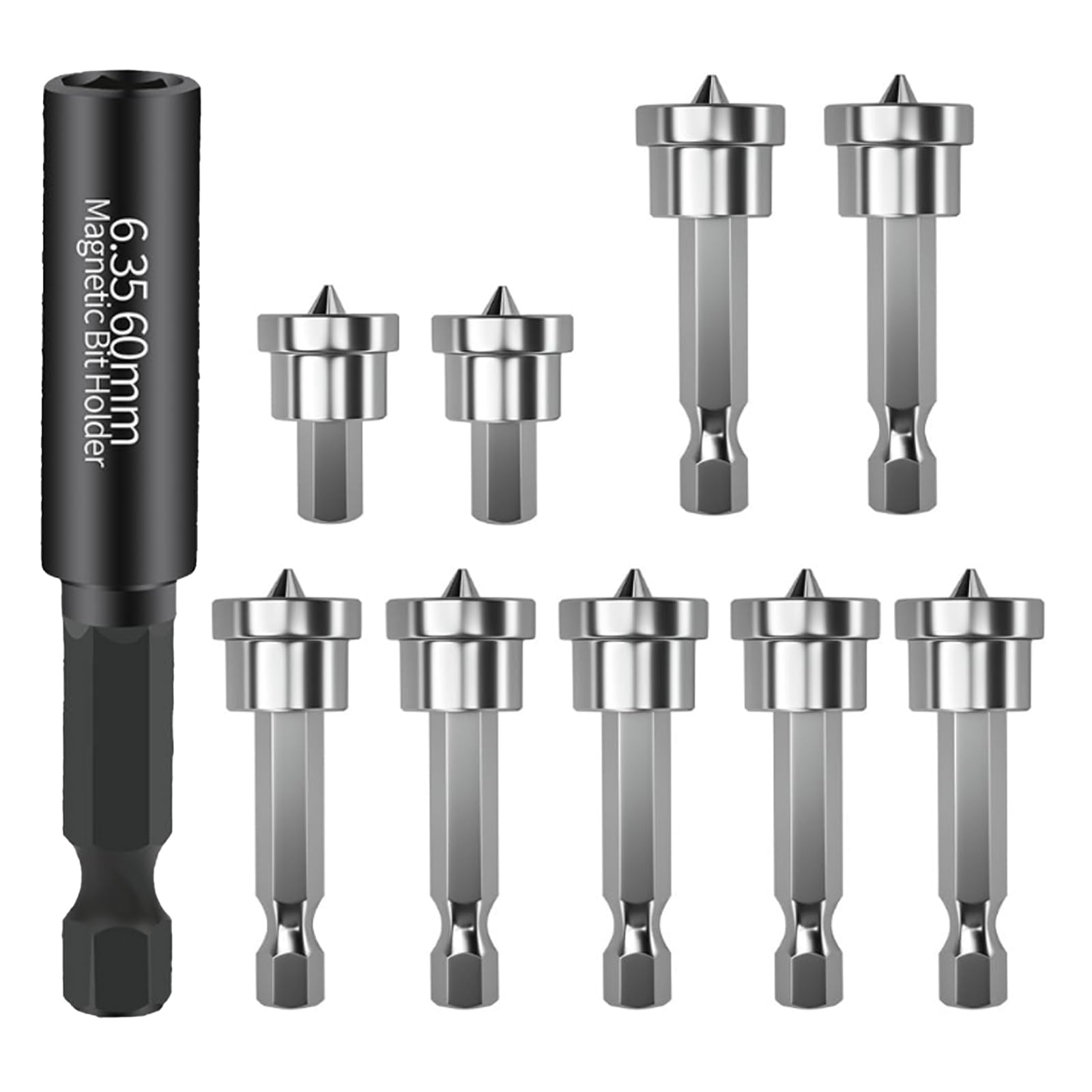 Wjelet 10PCS Drywall Screw Bit Set, Drywall Screw Depth Setter ...