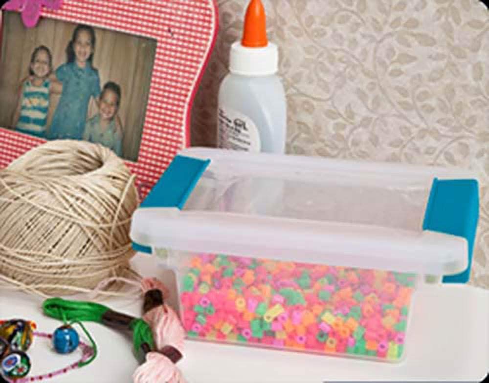 Snapklik.com : Sterilite Mini Clip Box, Stackable Small Storage Bin