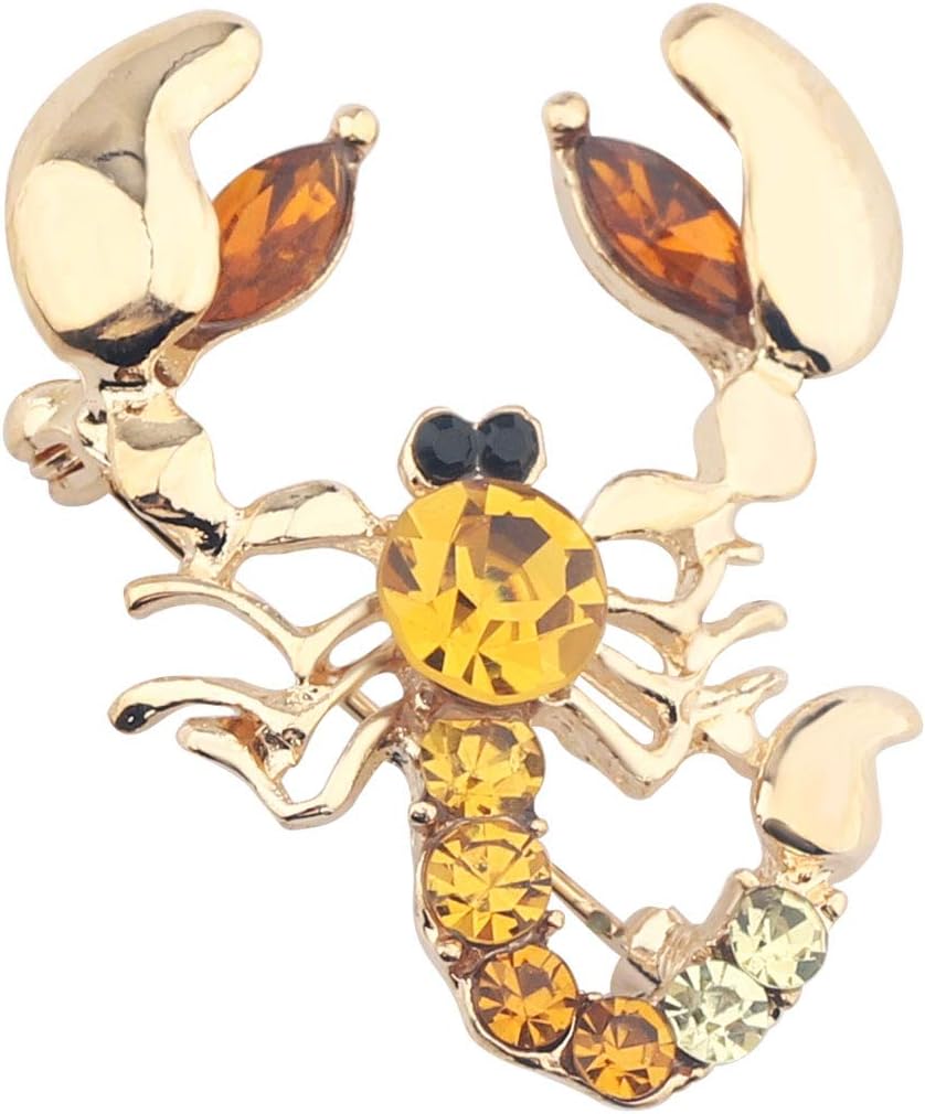 Amazon.com: bobauna Rhinestone Scorpion Constellation Animal Shape ...