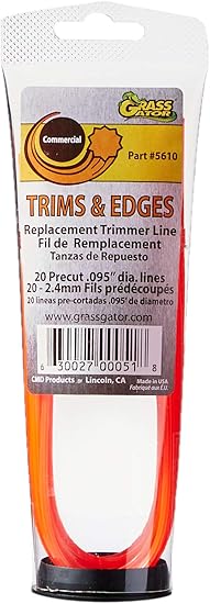 Amazon.com : Grass Gator 5610 Trims & Edges String Trimmer Line .095 ...