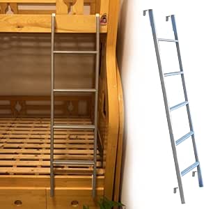 Amazon.com: Bunk Bed Ladder Hangirv Bunk Bed Ladder with 4 Hooks, Metal ...