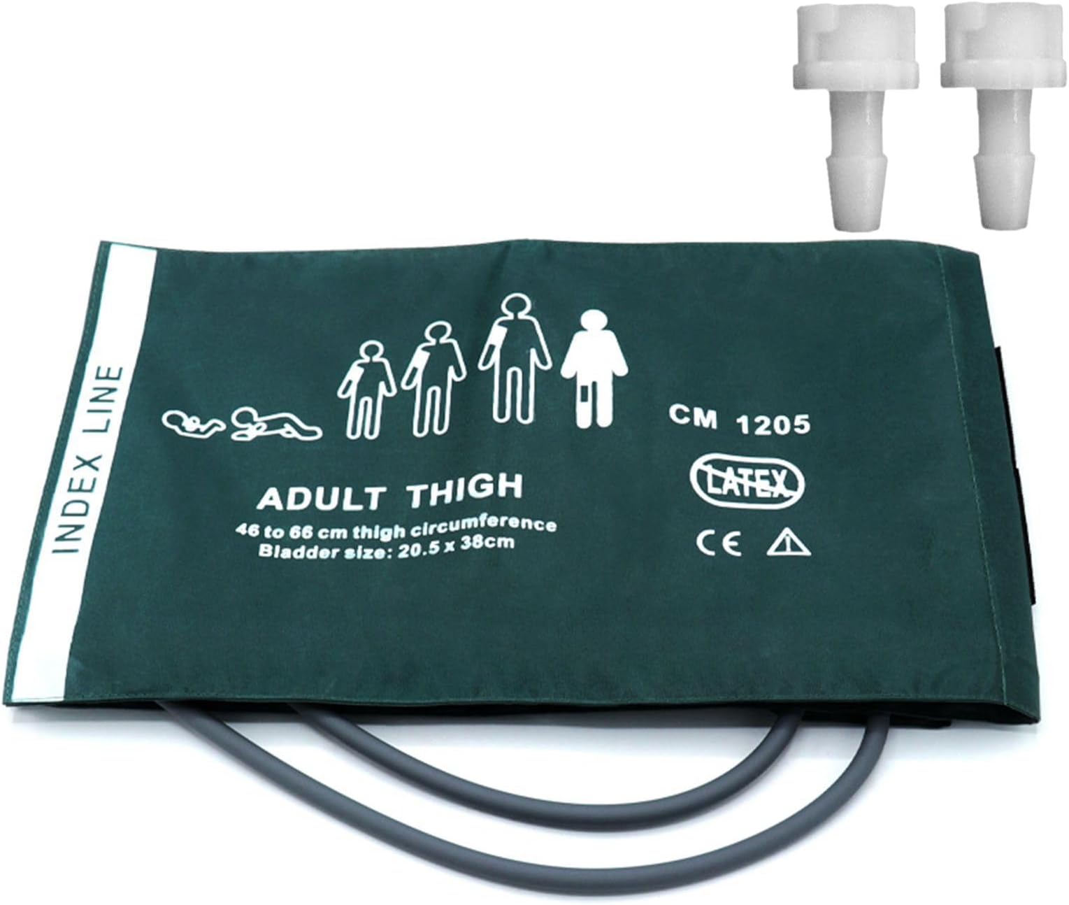 Amazon.com: NIBP Cuff with BP18 Connectors for Adult Thigh, 46-66 cm ...