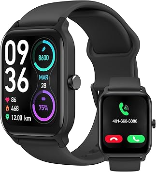 Amazon.com: Smart Watch for Men Women with Bluetooth Call, Alexa Built ...