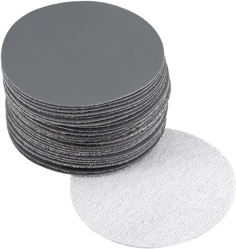 uxcell 3 Inch Wet Dry Sanding Discs 1500 Grit Hook and Loop Sandpaper ...