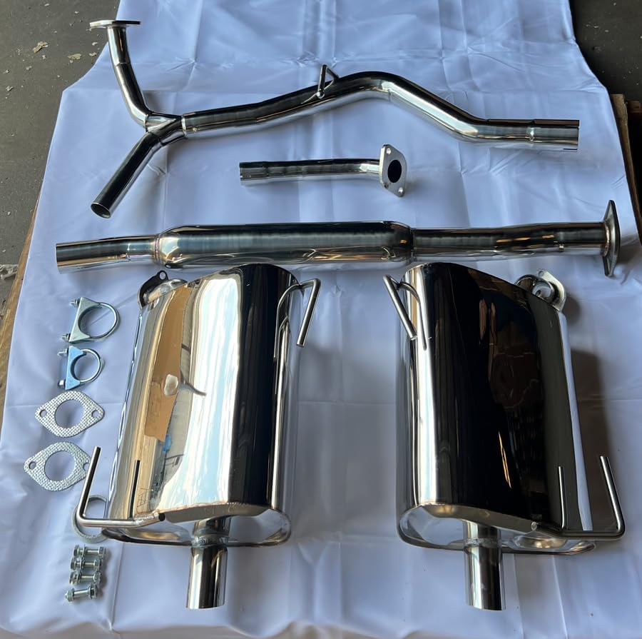 Amazon.com: Exhaust Muffler Kit w/Resonator Y pipe for 2009-2013 Subaru ...