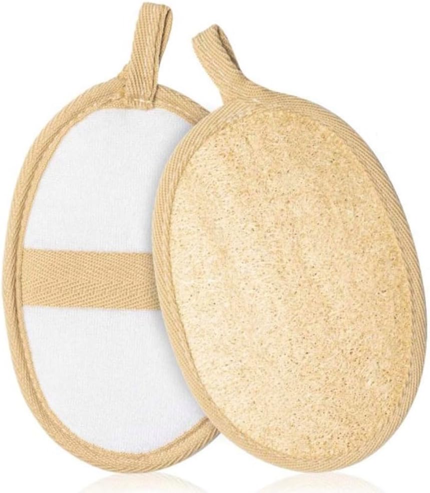 Amazon.com: Loofah Exfoliating Body Scrubber, Biodegradable Shower ...