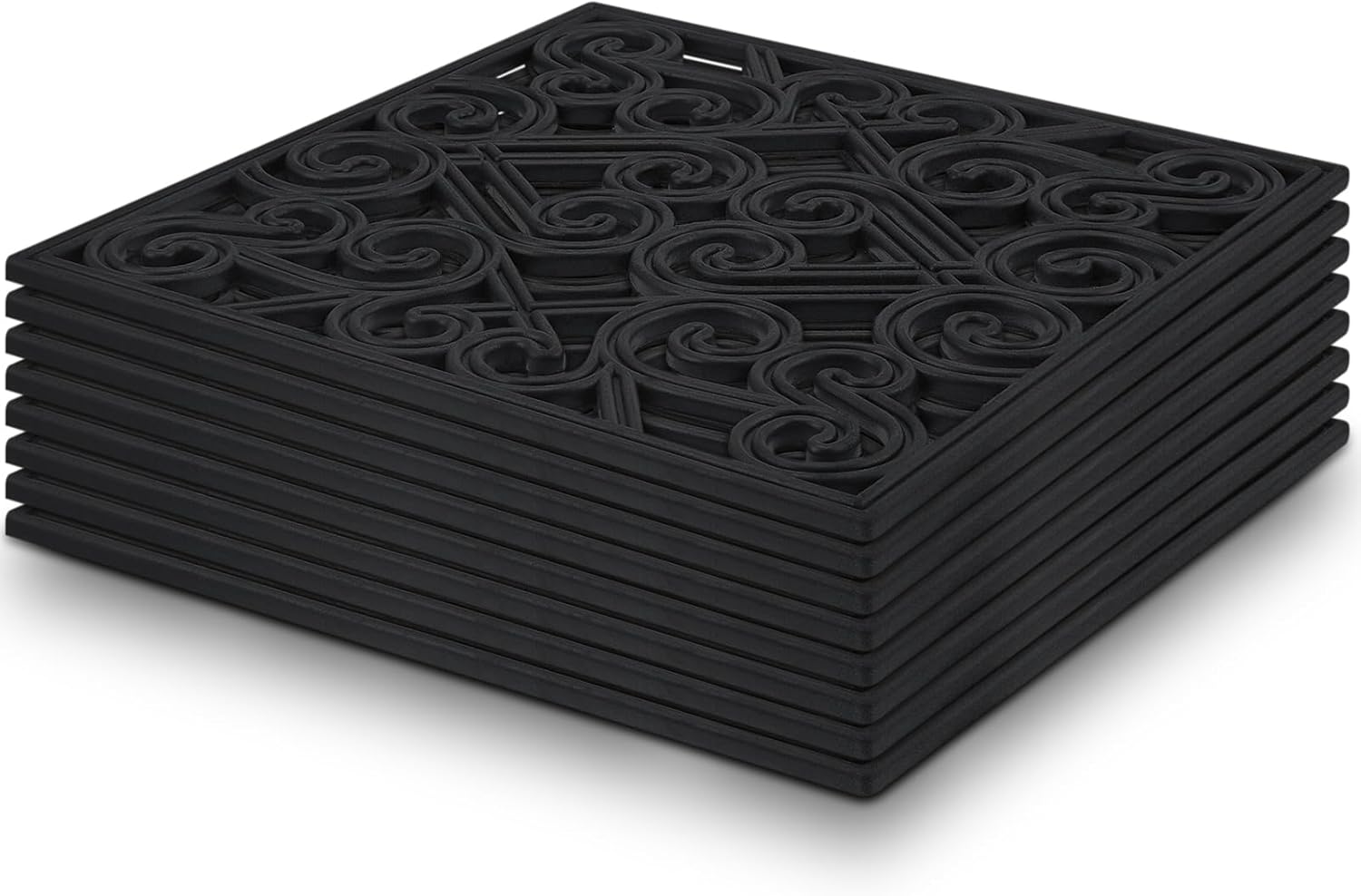 Amazon.com: Pangda 8 Pcs 15x15 Rubber Stepping Stone Tiles Outdoor ...