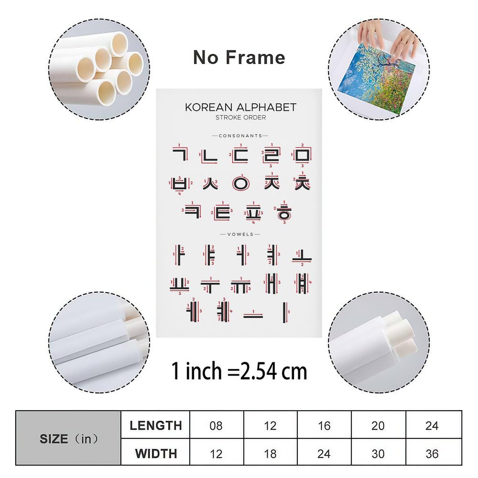 Hangul Stroke Order Chart