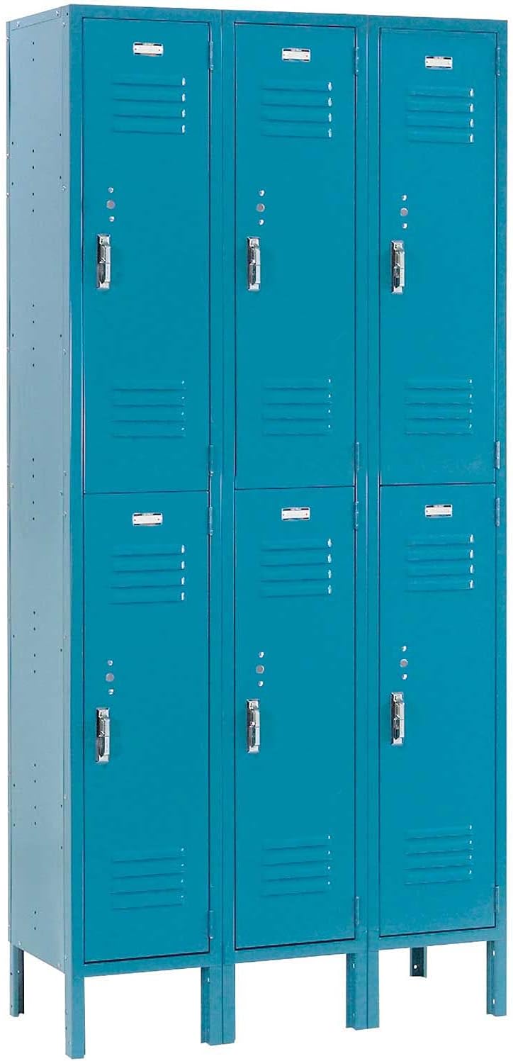 Amazon.com: Global Industrial Double Tier Locker, 12x18x36, 6 Door ...