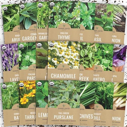 Amazon.com : Organic Asian Vegetable Garden Seeds Variety Pack - Non ...