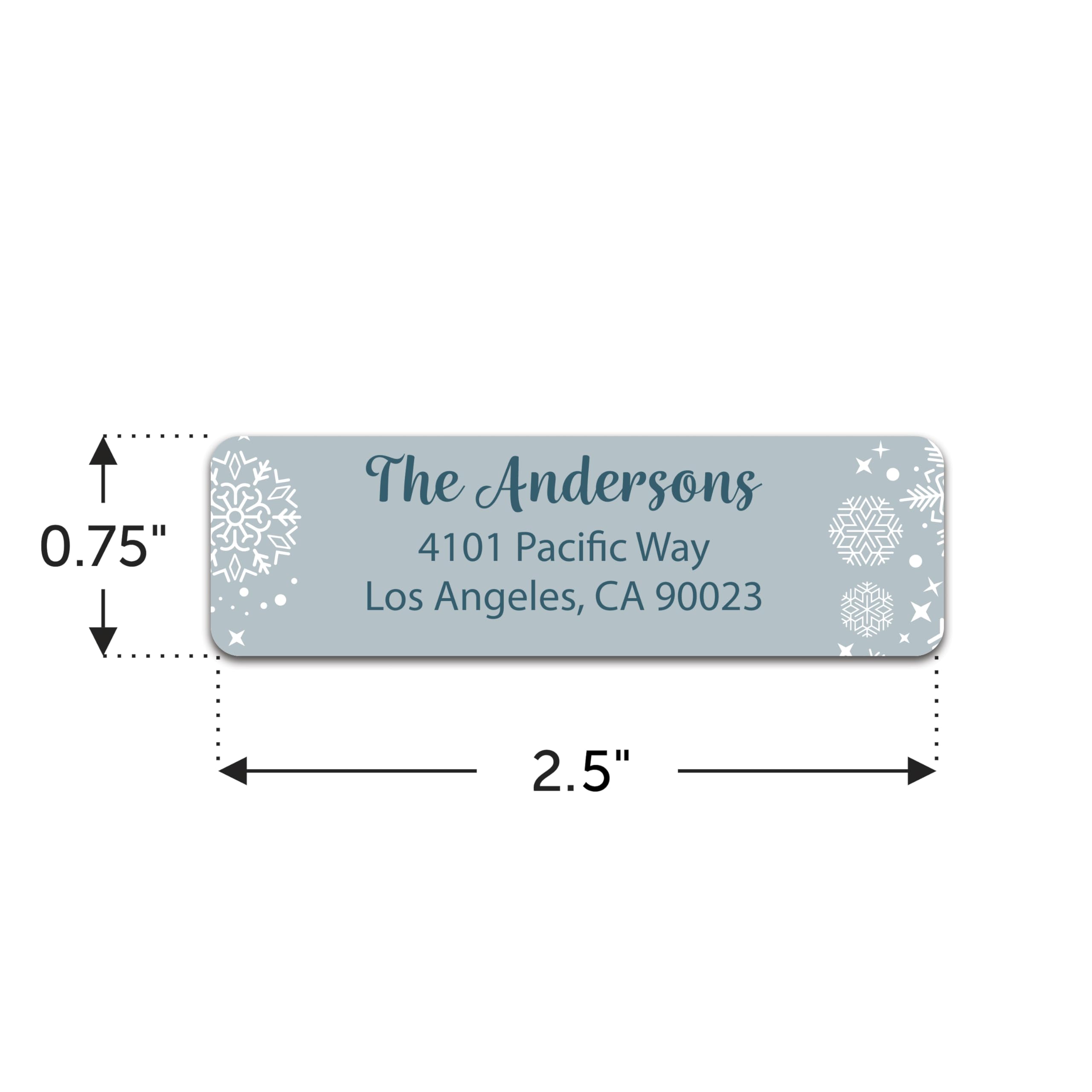 Avery Christmas Return Labels Amazon.com : Personalized Return Address