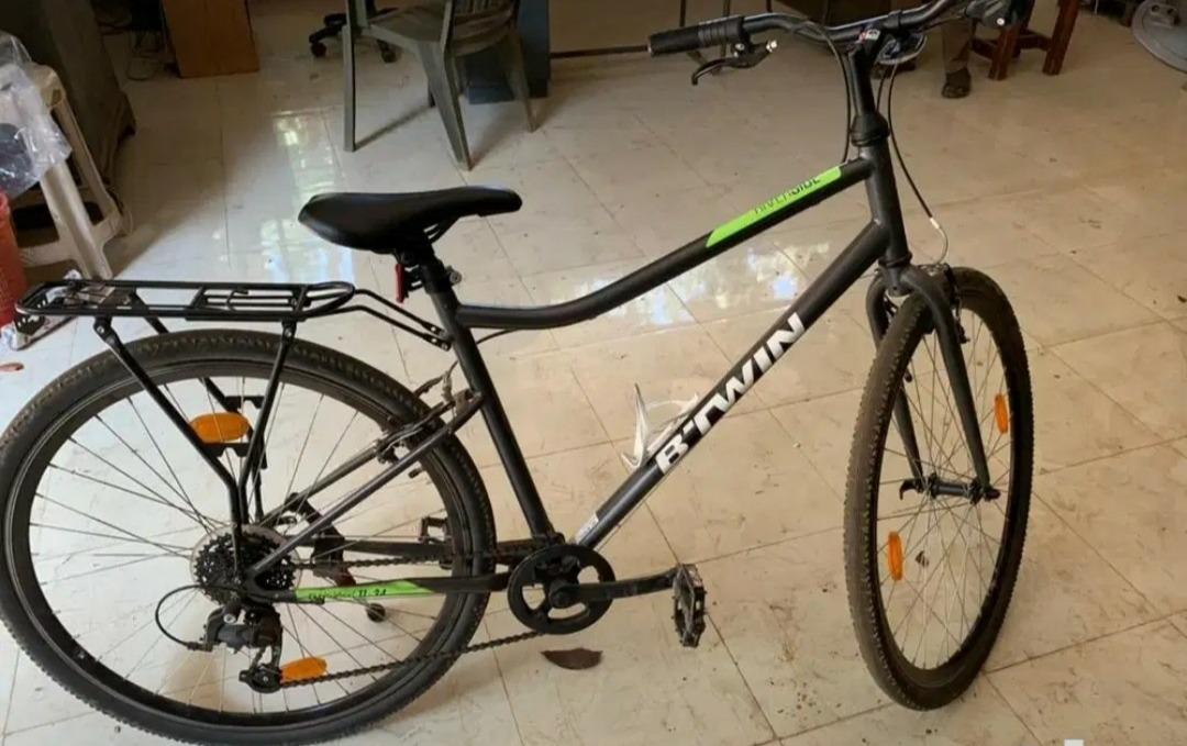 Btwin Riverside 120 Hybrid Cycle (L) : Amazon.in: Sports, Fitness ...