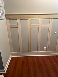 Amazon.com: The Millwork Outlet Board and Batten Wainscoting Kit ...