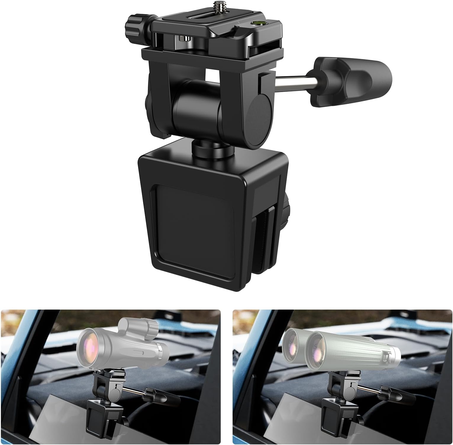 Amazon.com : NEEWER Car Window Mount Holder for Spotting Scope with Pan ...
