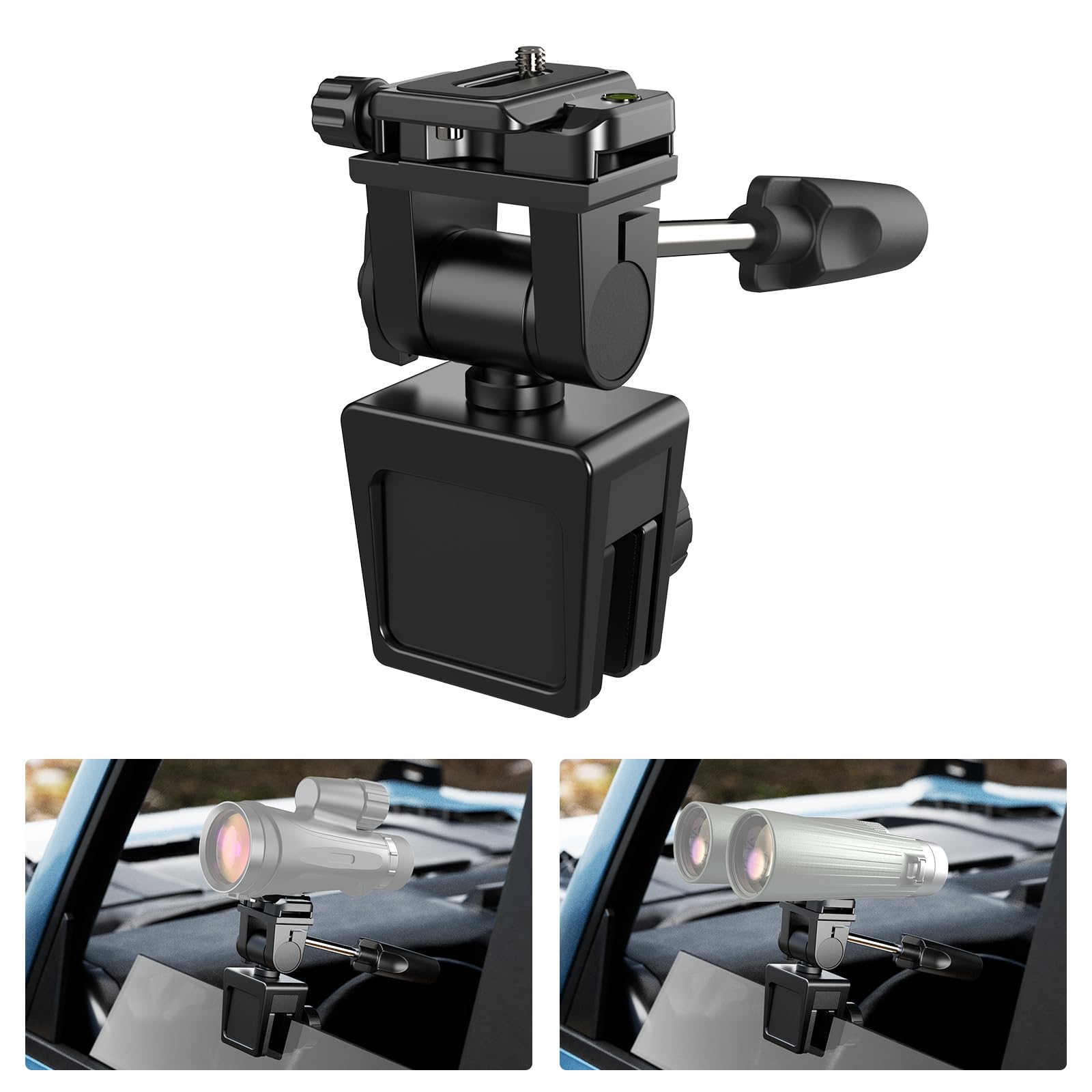 Amazon.com: APEXEL CNC Aluminum Car Window Mount for Spotting Scope ...