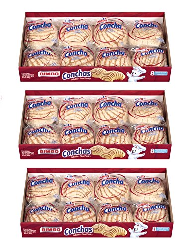 Amazon.com: Bimbo Conchas Fine Pastry: 3 of 8 Packs (Total of 24 Packs ...