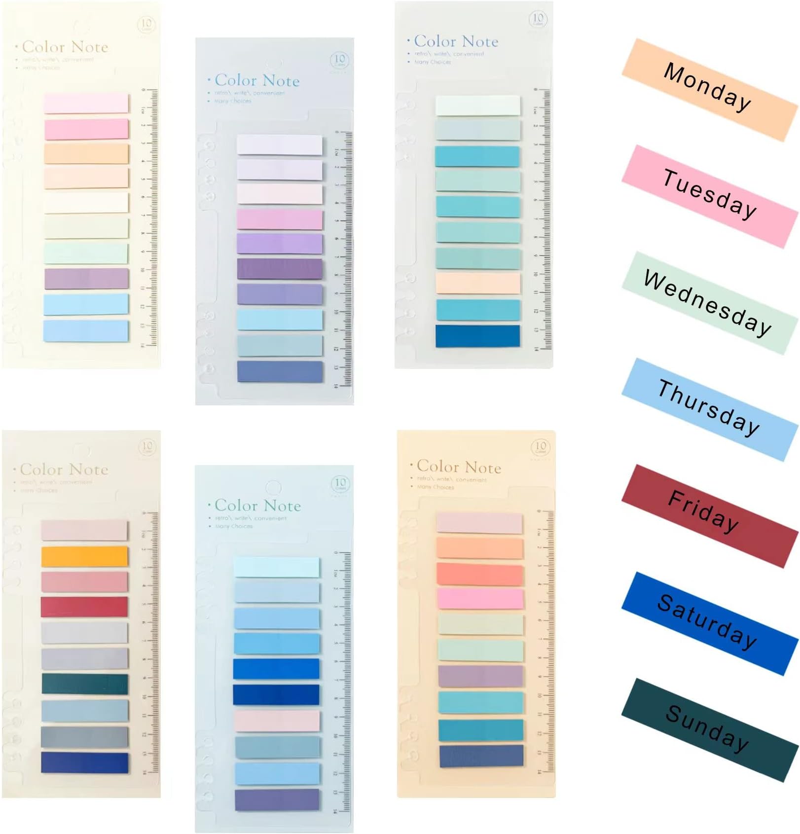 Amazon.com : Midori Squre Type Sticky Note Ring (11266006) : Office ...