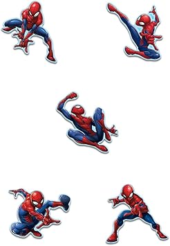 Amazon.com: Spider-Man Shaped Stickers - Prizes and Giveaways - 100 per ...