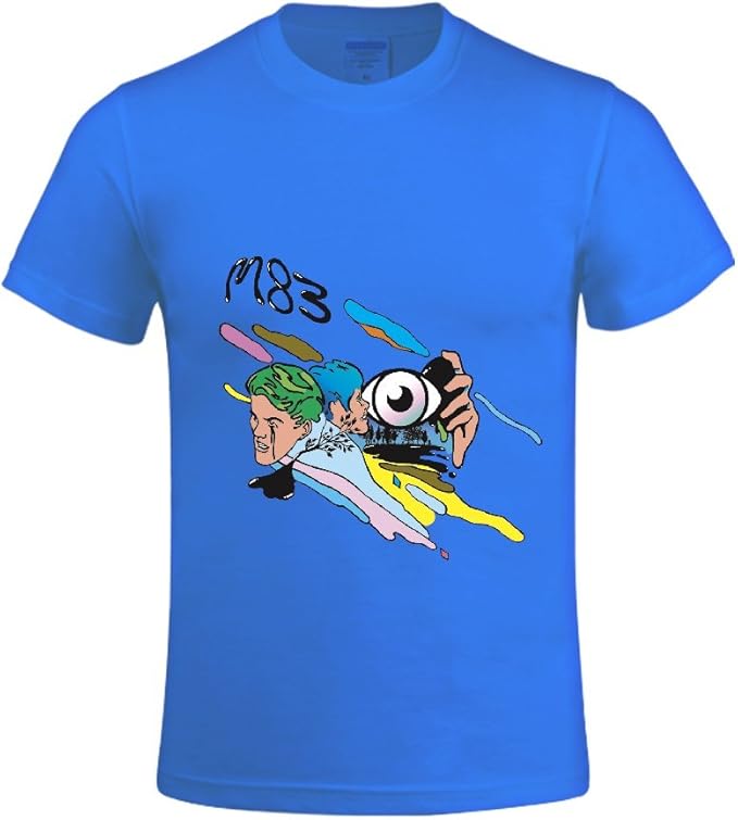 m83 digital shades vol 1 Men T Shirts Crew Neck Personalized Blue ...