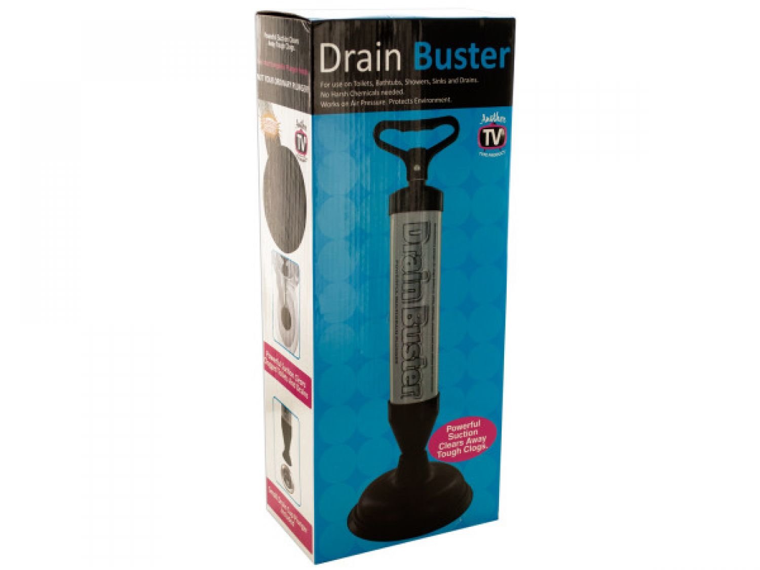 Buy bulk buys Drain Buster Plunger - Set of 3, [Bed & Bath, Toilet ...