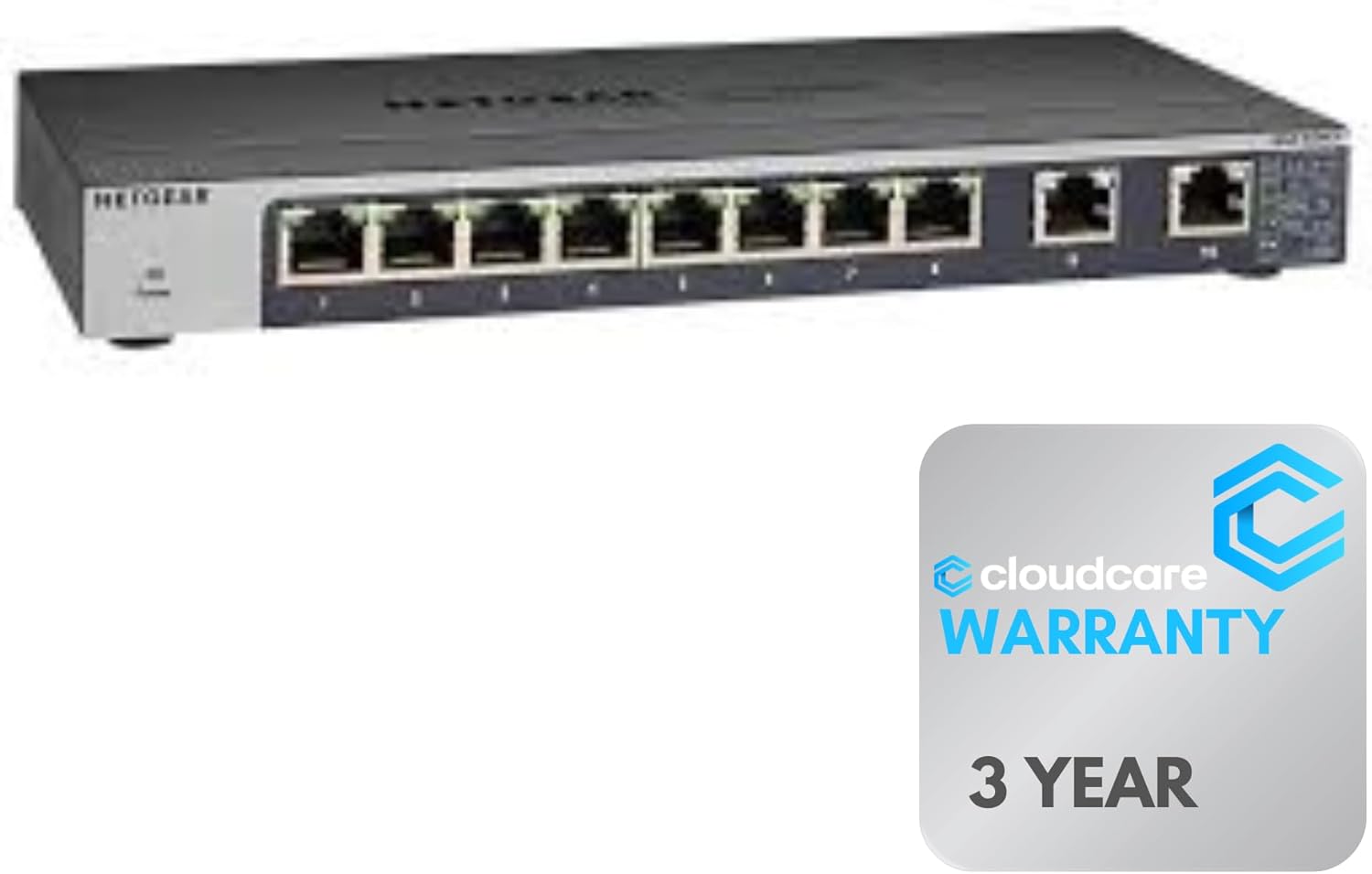 Amazon.co.jp: NETGEAR GS110MX 10ポート ギガビット/10G マルチギガビットイーサネット アンマネージド ...