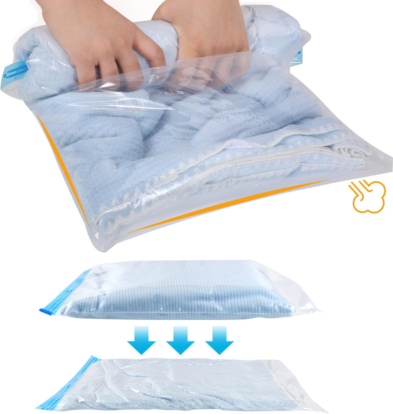 Amazon.com: Dntorx 12 Pack Compression Bags, 40x60cm Medium Vacuum ...