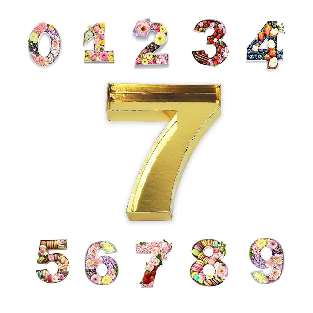 Amazon.com: 10”Cardboard Number Mache Chocolate Covered Strawberries ...