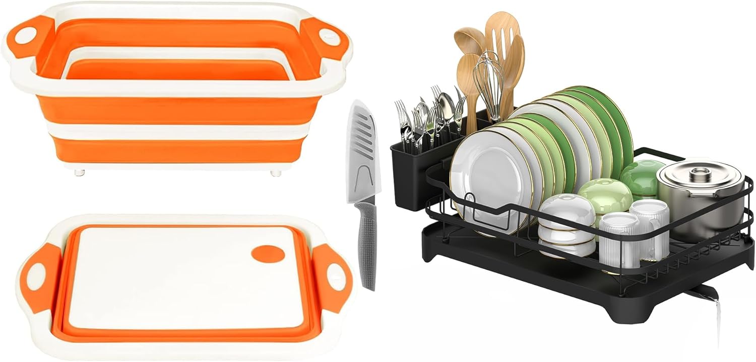 Amazon.com: ROTTOGOON Collapsible Cutting Board Foldable Chopping Board ...