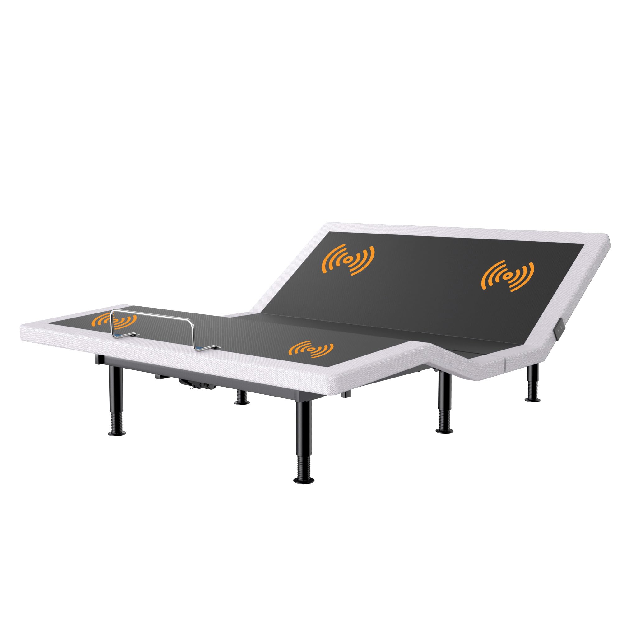 Amazon.com: Yireehome Adjustable Bed Frame Queen with Massage, Wireless ...