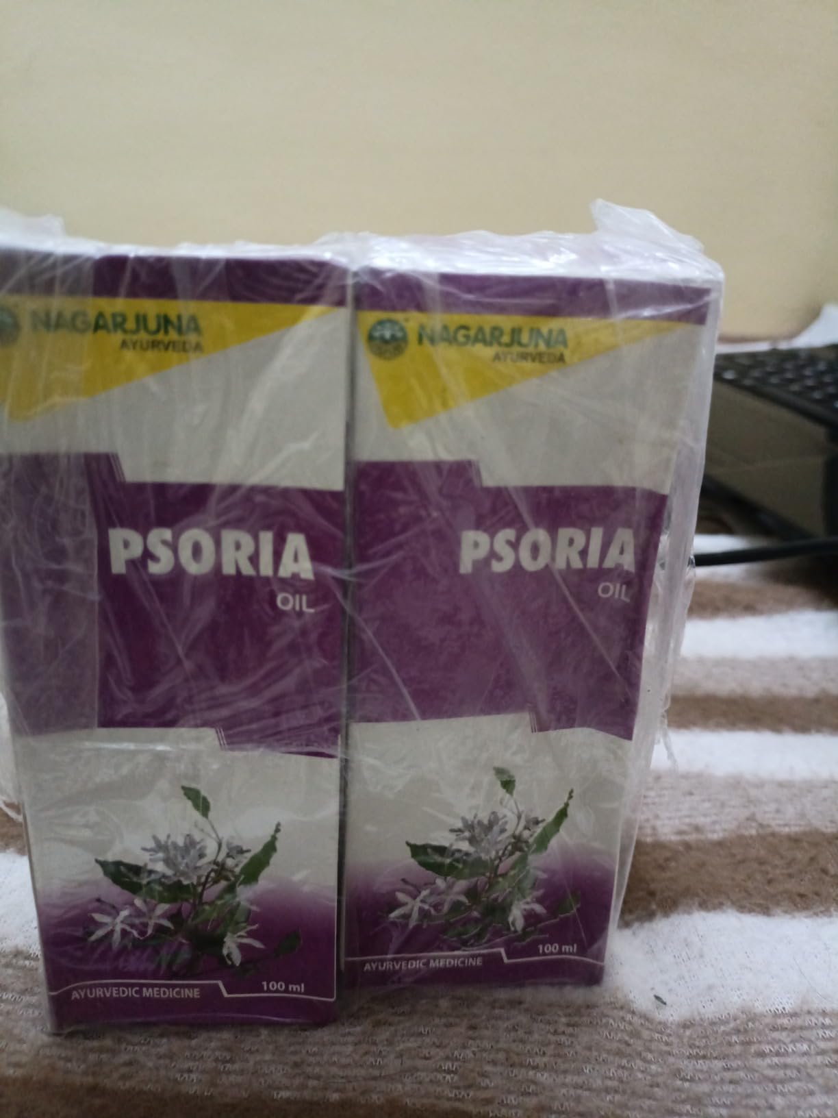 Buy Nagarjuna Psoria Oil (100ml) (Pack of 2) Online at Low Prices in ...