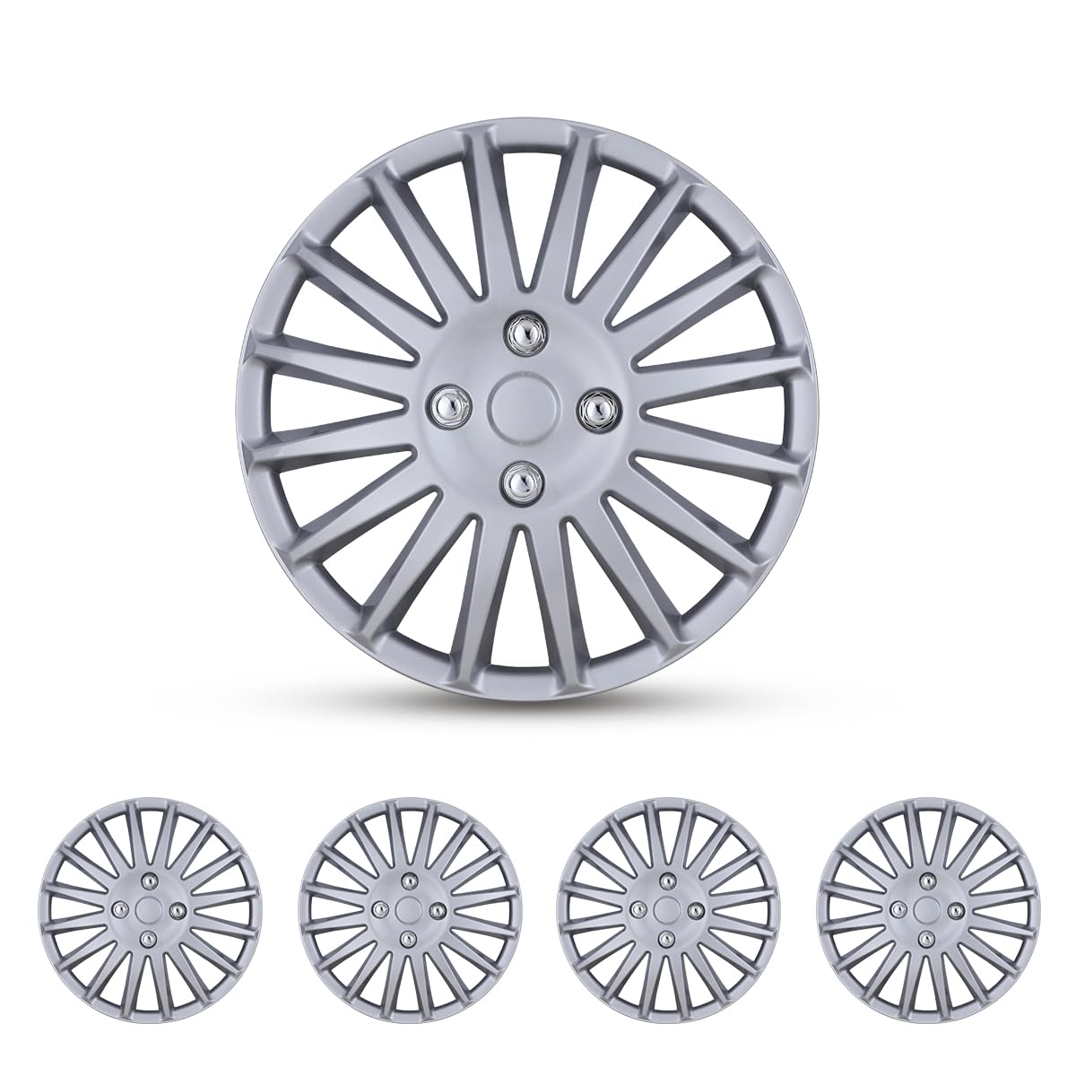 Amazon.com: I1MOTOR 16'' Hubcaps Set of 4 16 Inch Wheel Rim Cover ...
