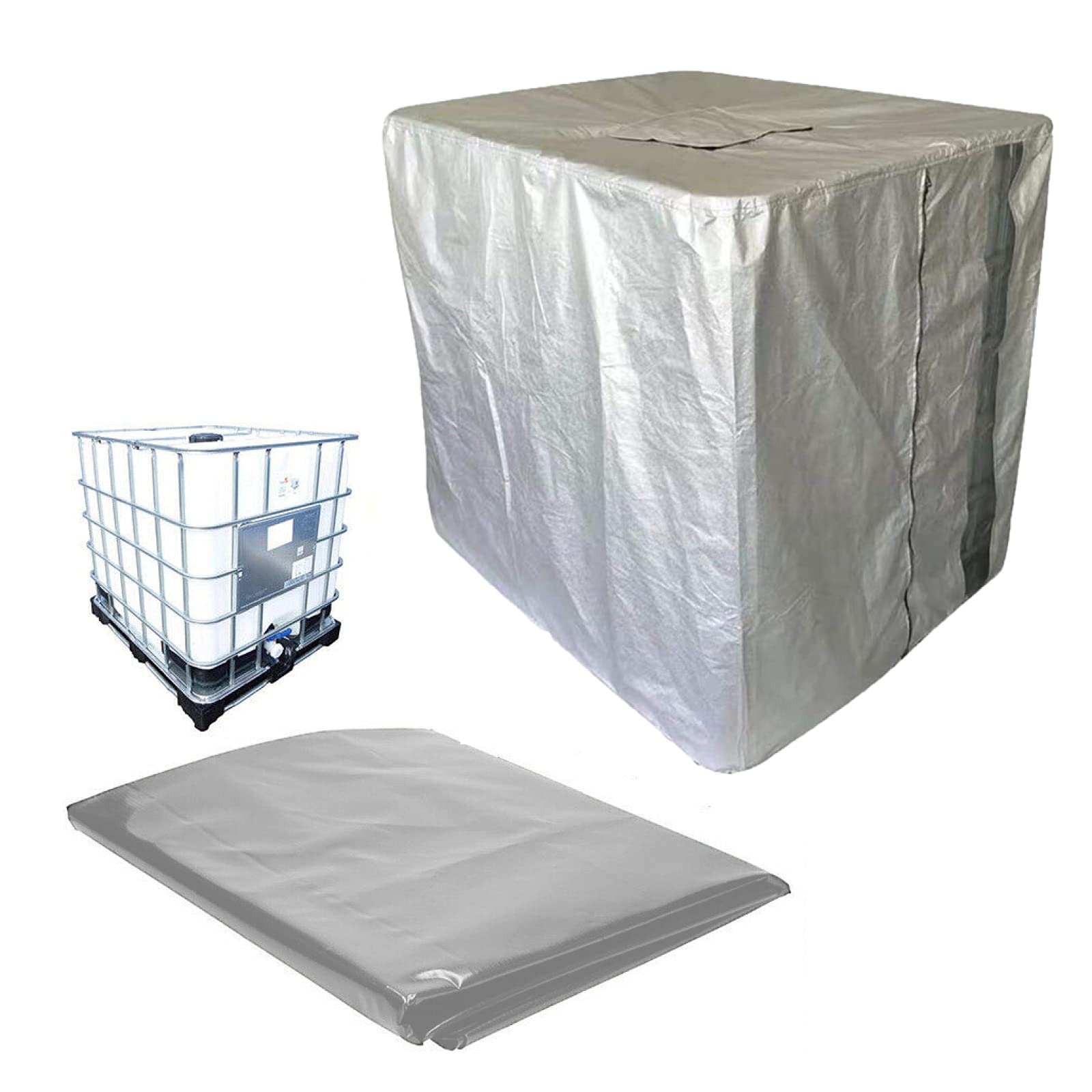 Ibc Tote Cover For 1000l Ibc Container Cover With Zipper | Desertcart ...