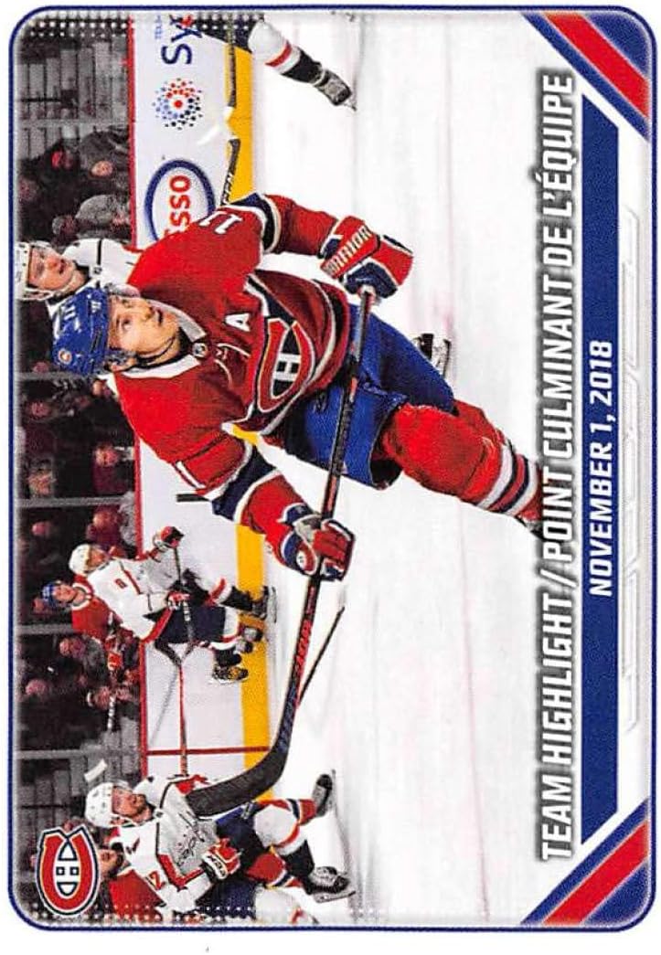 Amazon.com: 2019-20 Topps NHL Stickers Hockey #257 Montreal Canadiens ...