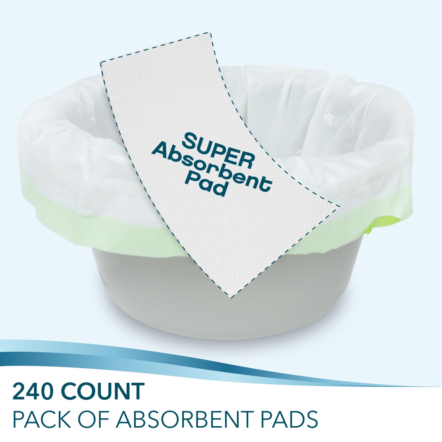 Snapklik.com : Disposable Bedside Commode Pads For Adult Portable ...