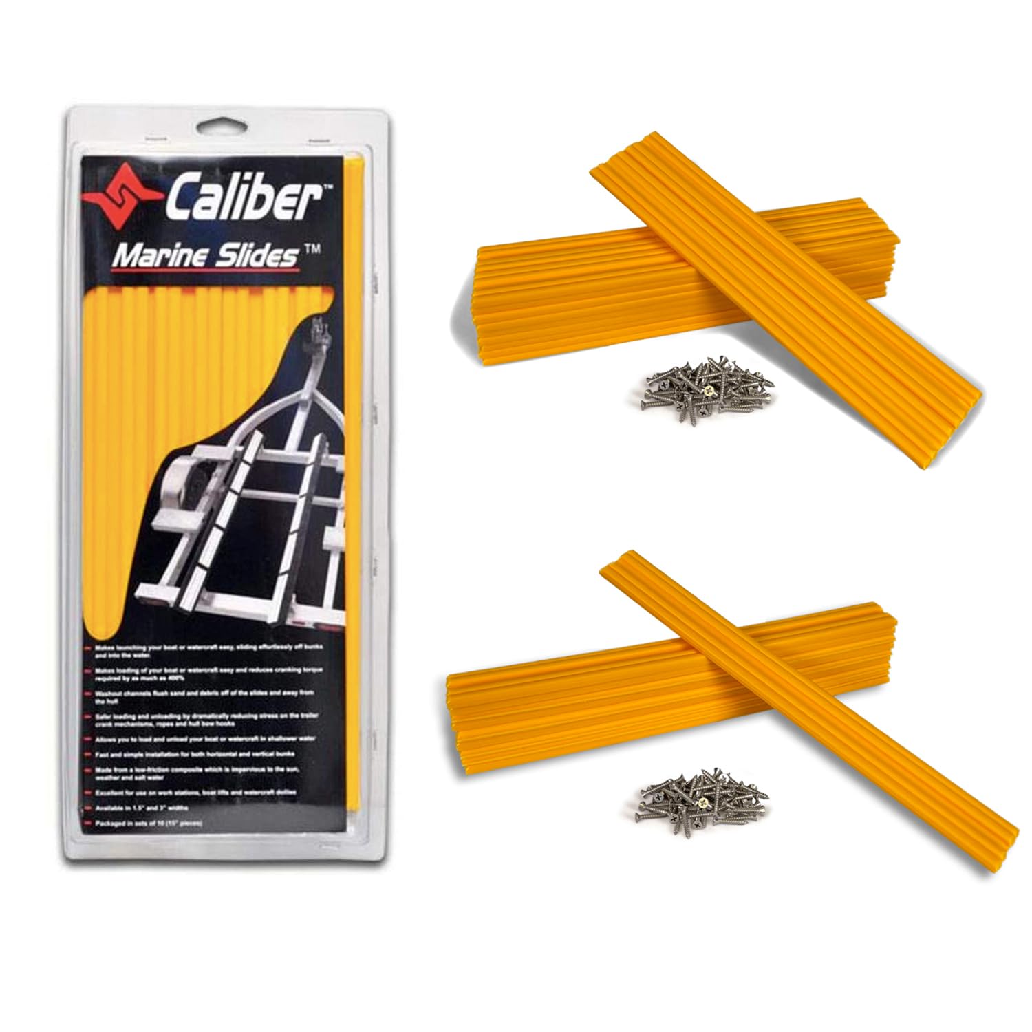 Amazon.com: Caliber Marine Slides Bundle Includes (10) 3x15” and (10) 1 ...