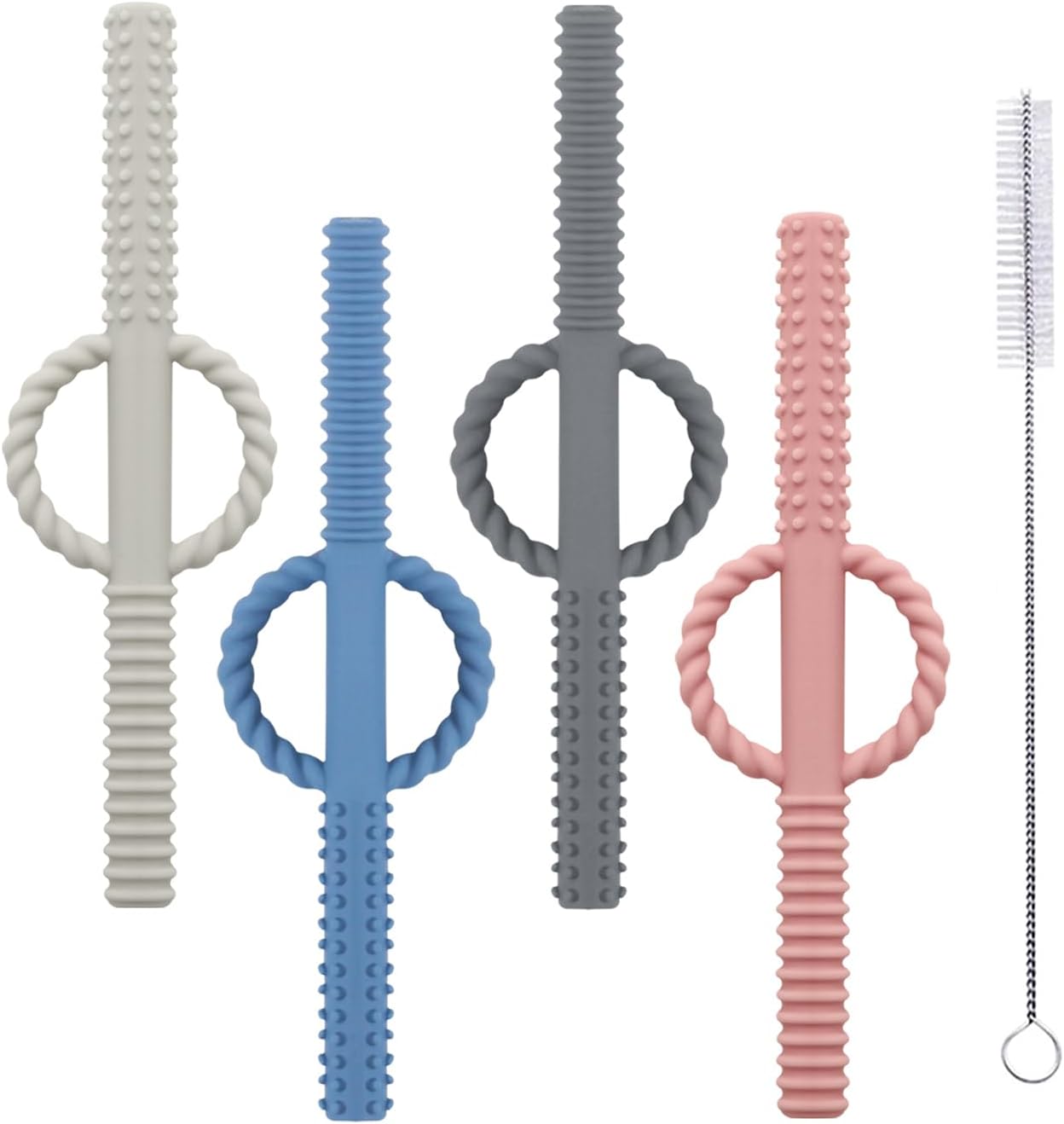 Amazon.com : Lull Kids Hollow Teething Tubes - Baby Teething Toys for ...