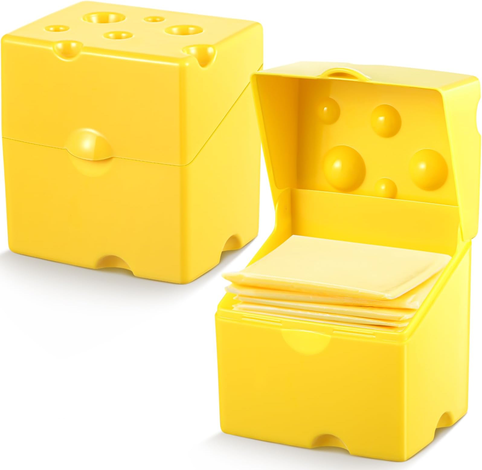Amazon.com: Joie Moo Moo Sliced Cheese Storage Container for Fridge ...