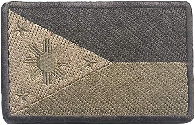 Philippines Flag Patch Filipino Sew On Embroidered Military Tactical ...